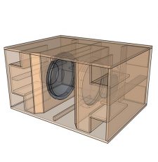 Passive radiator speaker design - Box calculation example