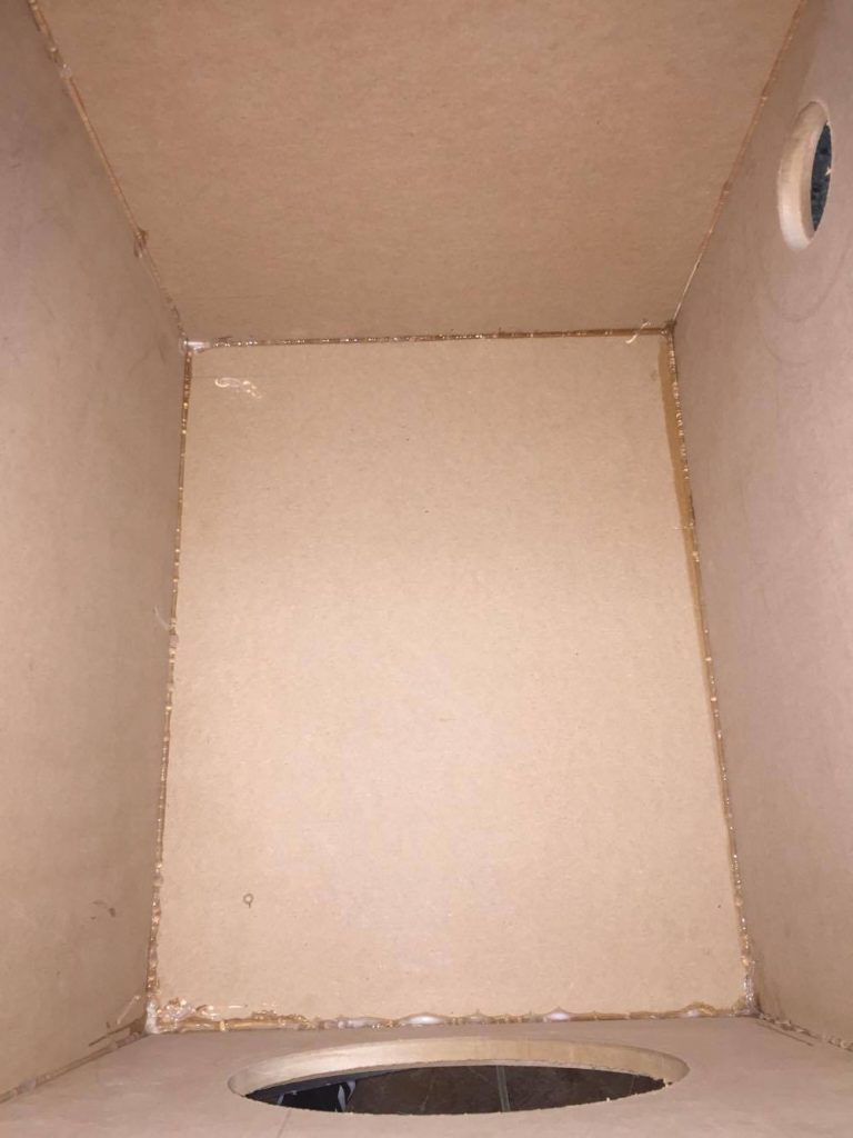 How to build a sealed subwoofer box - Practical example