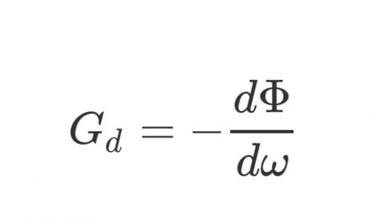 Group delay explanation and measurement (in audio)