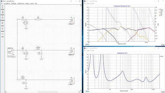 3 way passive crossover design - using XSim - Audio Judgement