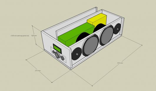 DIY boombox plans - 2 x 100 watt - 12 hours playtime - Audio Judgement