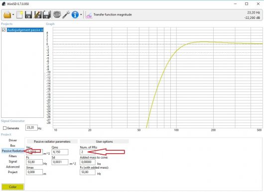 How to tune a passive radiator - using WinISD - Audio Judgement