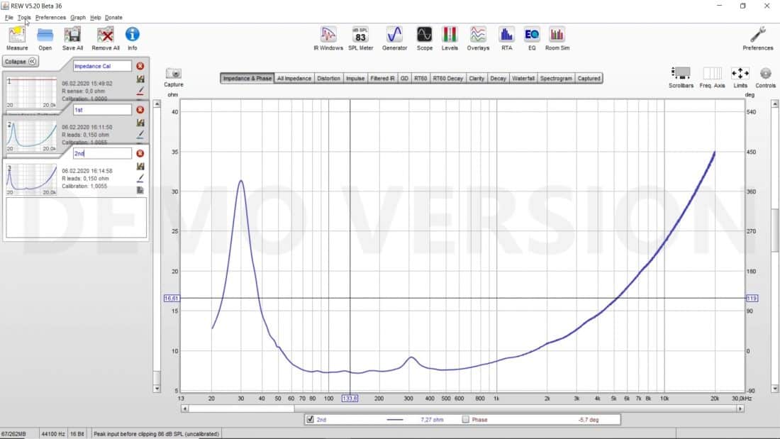 Measure Thiele Small parameters using free software - Audio Judgement
